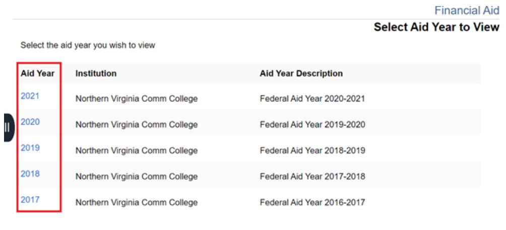 View Financial Aid Ineligible Classes | Northern Virginia Community College