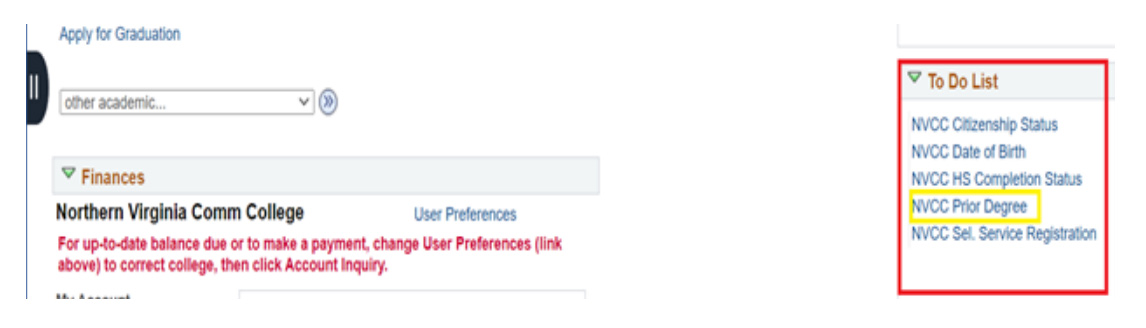 Uploading Financial Aid Documents from SIS To Do List | Northern Virginia Community College