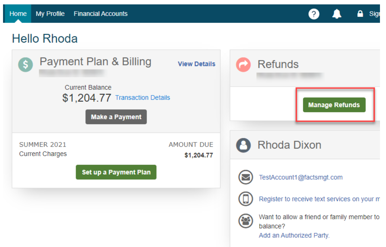 How to Set Up Student Refund Preferences | Northern Virginia Community ...